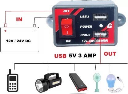 12 volt dc mobile charger store